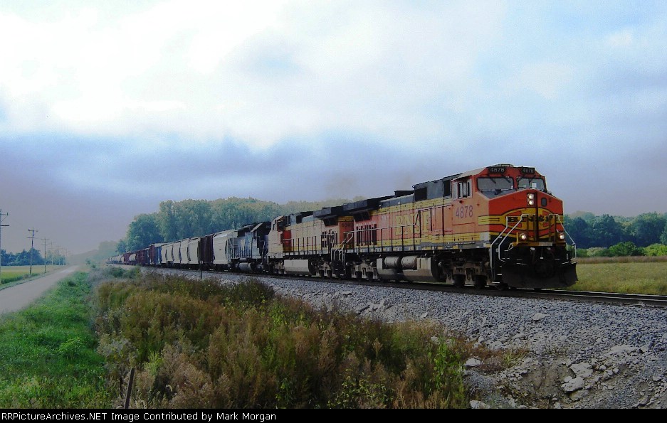 BNSF C44-9W 4878